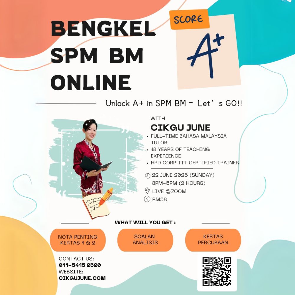 Bengkel SPM BM Online – BM Cikgu June